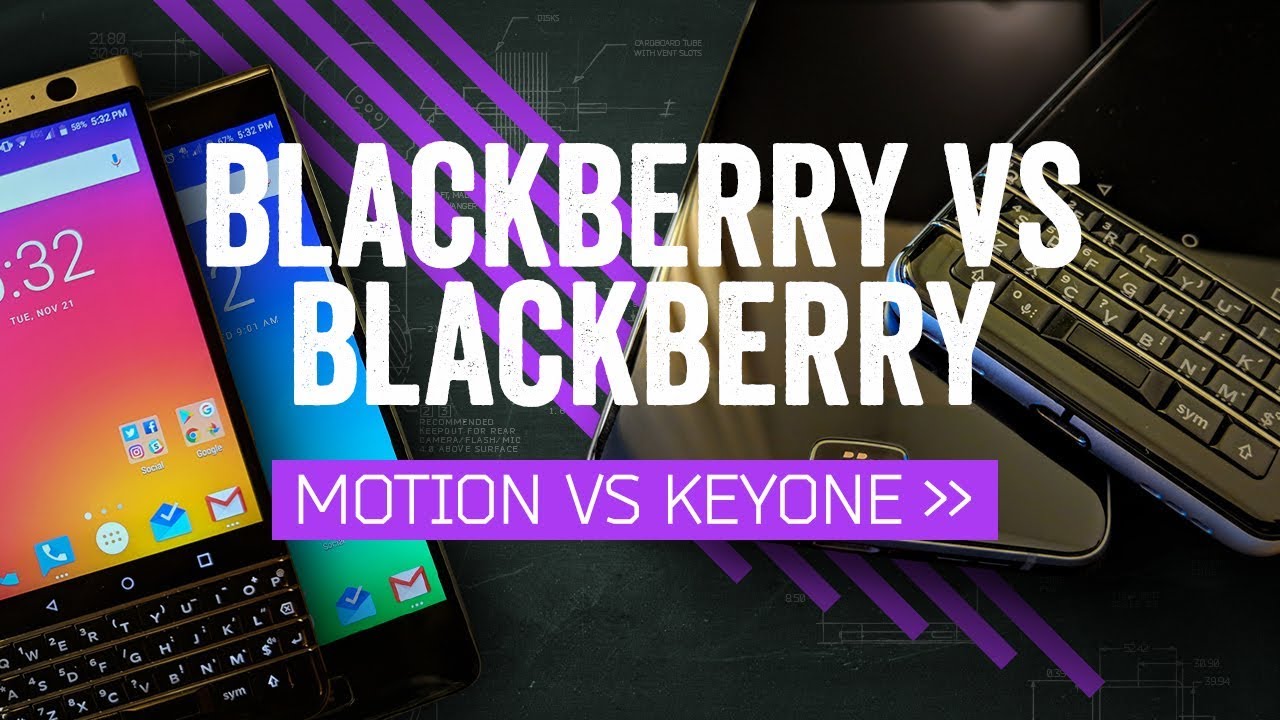 BlackBerry Motion vs KEYone: Buttons Make The BlackBerry - YouTube