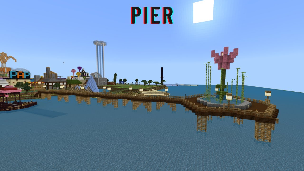 How To Build Stampy's Lovely World {204} The Pier - YouTube