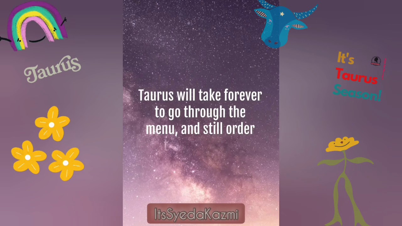 Taurus Zodic Sign Whatsapp Status|Summer Season|Taurus Quotes| Taurus ...