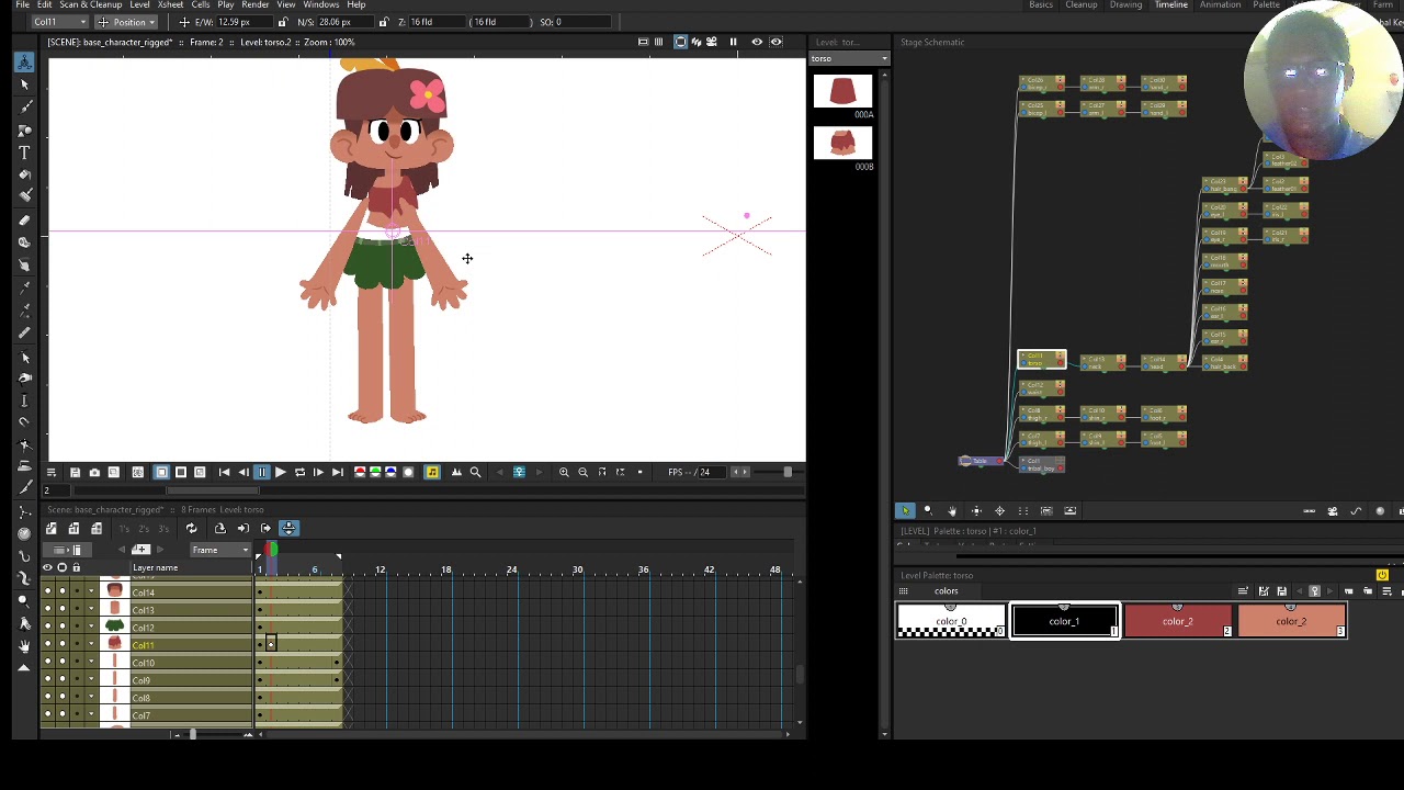OpenToonz Rigging 3Ps - 03 Parenting - YouTube