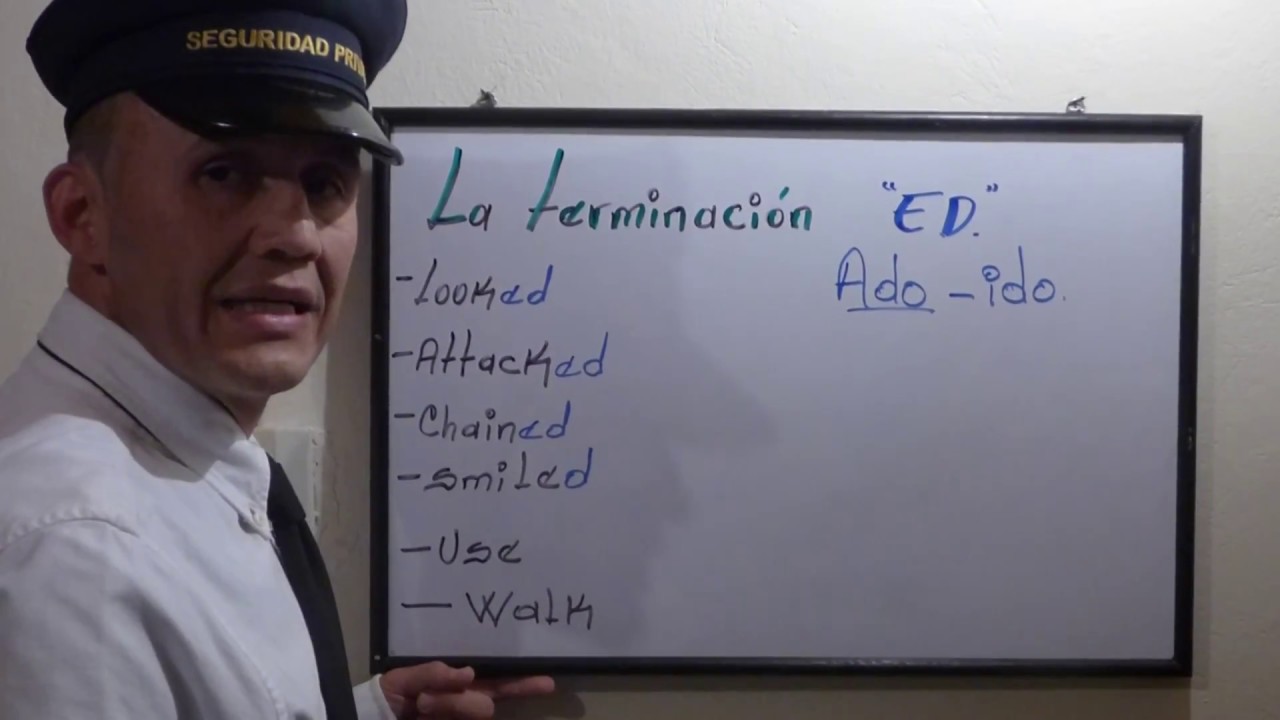 LA TERMINACION ED. EN INGLES. FACIL Y RAPIDO. - YouTube