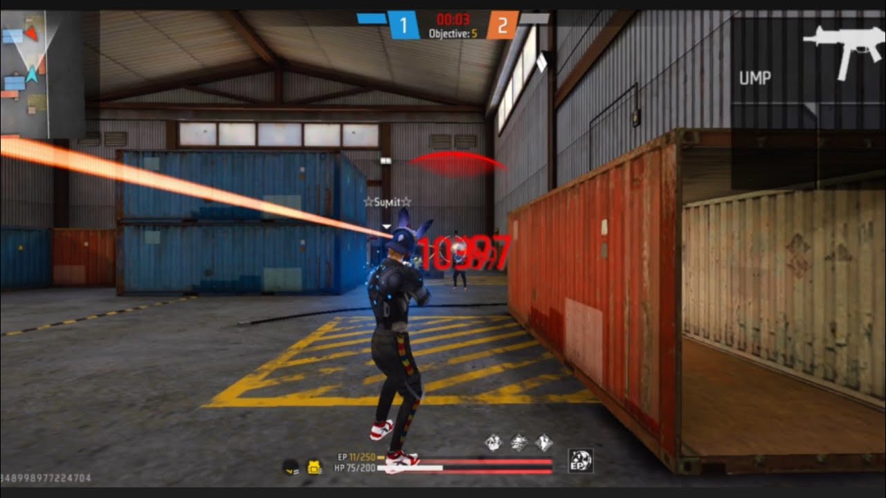 FREE FIRE GOD LEVEL GAMEPLAY ONLY ONE TAP - YouTube