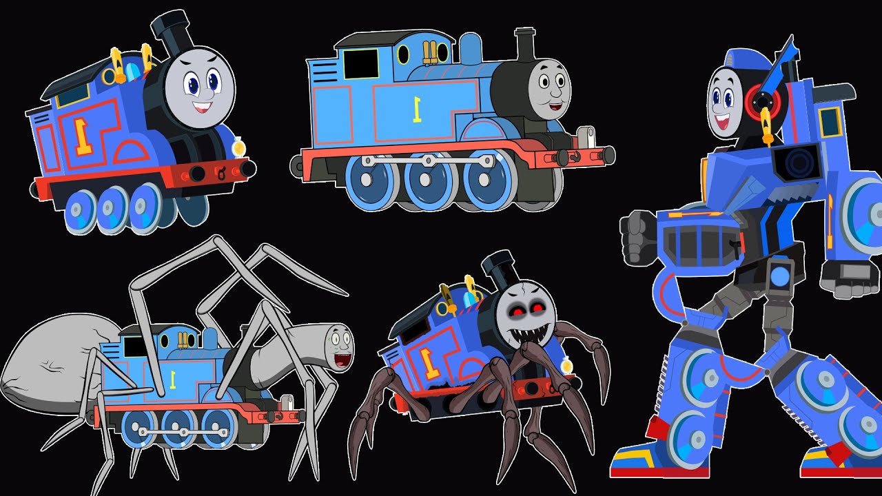 Diesel VS Evil Diesel Robot Trains Animation #soloanimation - YouTube