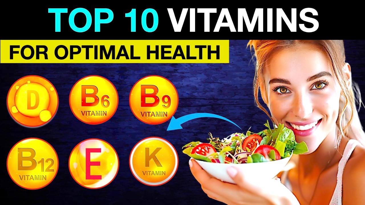 Top 10 Vitamins EVERYONE Should be Taking - YouTube