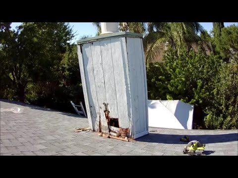 useful trick how to replace chimney siding - YouTube