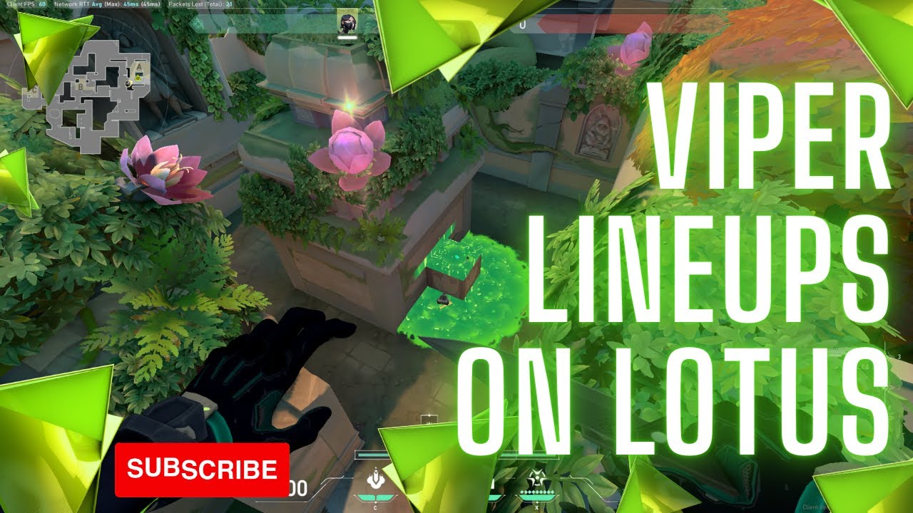 Viper Lineups Guide You Need On Lotus(2024) | Valorant - YouTube