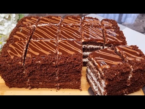 A CAKE THAT YOU WILL MAKE EVERY DAY! INCREDIBLY SIMPLE AND DELICIOUS! CHOCOLATE HONEY CAKE!