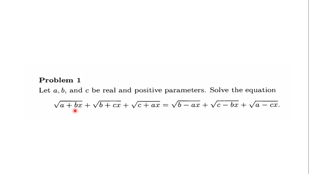 IIT math problem learn by IITian - YouTube