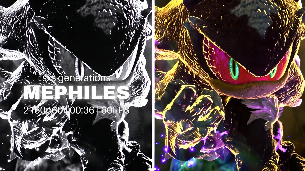 Mephiles The Dark (Shadow Generations) || Clips For Edits || [4K/60FPS ...