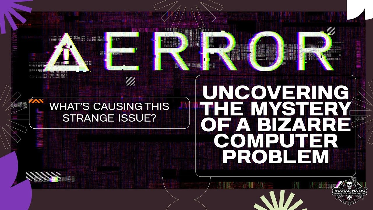 Strange Computer Problem from a Bizarre Source - Can We Fix This PC? # ...