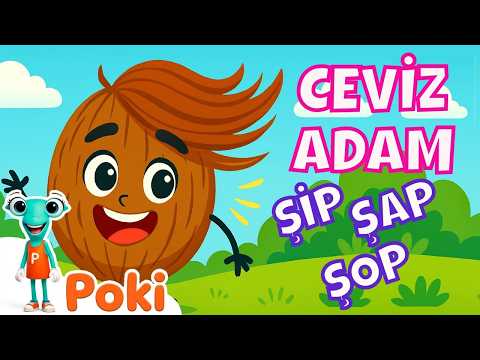 Ceviz Adam Şip Şap Şop | Bebek ve Çocuk Şarkıları | Eğitici Çizgi Film Şarkıları
