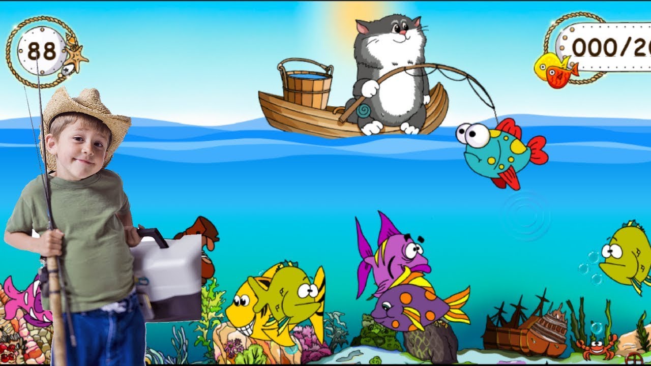 Fishing Game for Children - Fishing Videos for Children [Games for Kids ...