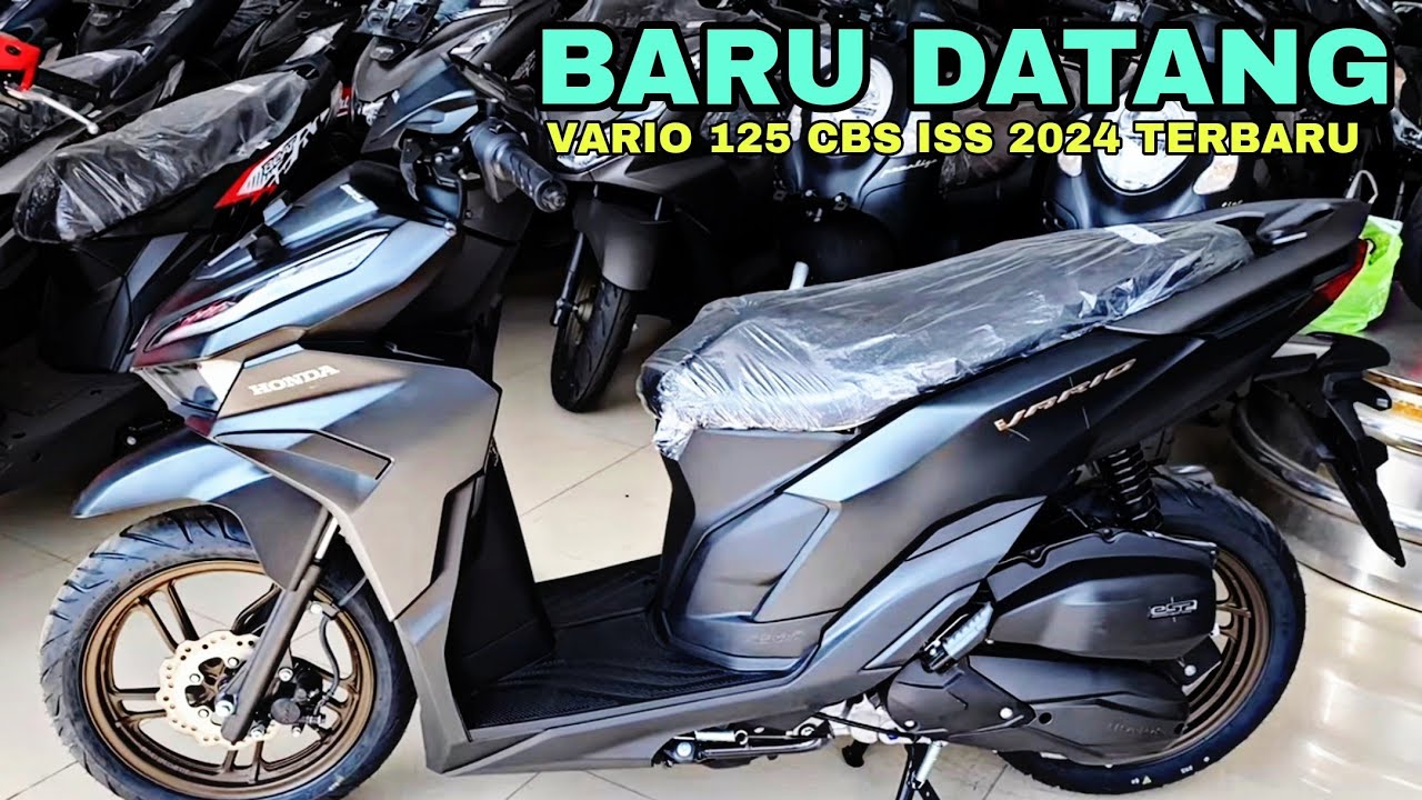 REVIEW VARIO 125 TERBARU 2024 VERSI CBS ISS WARNA HITAM DOFF 🔥🔥 - YouTube