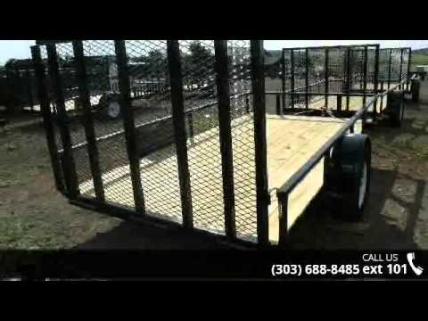 2016 H&H 8X12 Utility Trailer - Colorado Trailers, Inc. ... - YouTube