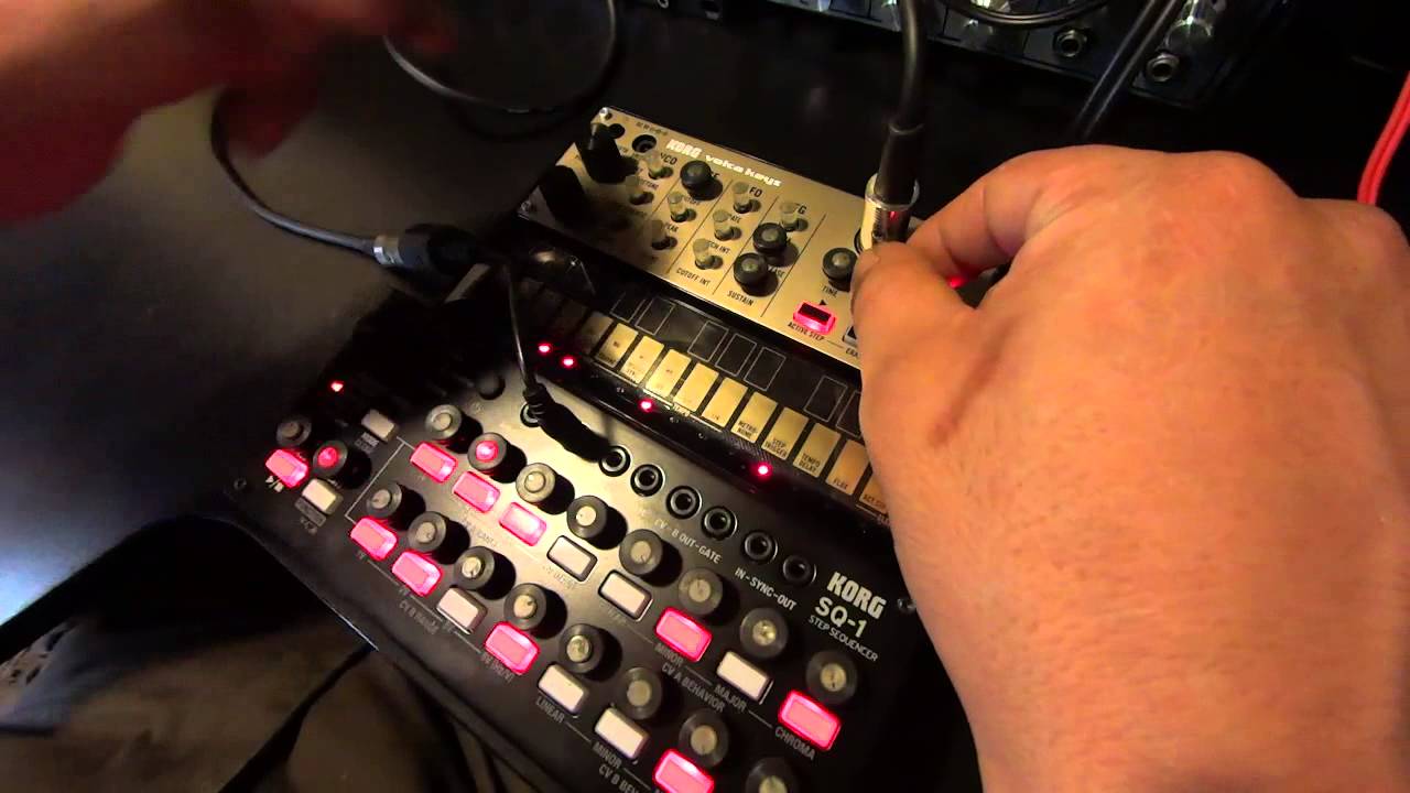 KORG SQ-1 + volca keys - YouTube