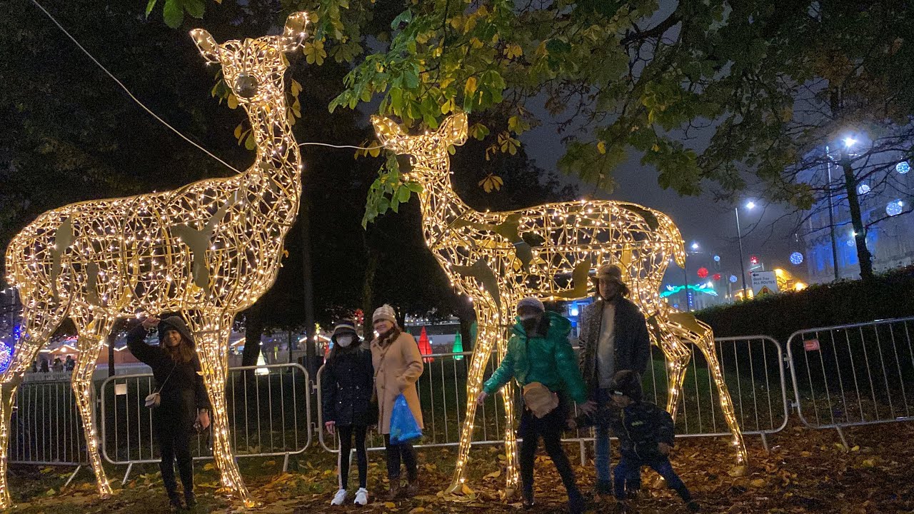 Galway Christmas Market (winter night) - YouTube