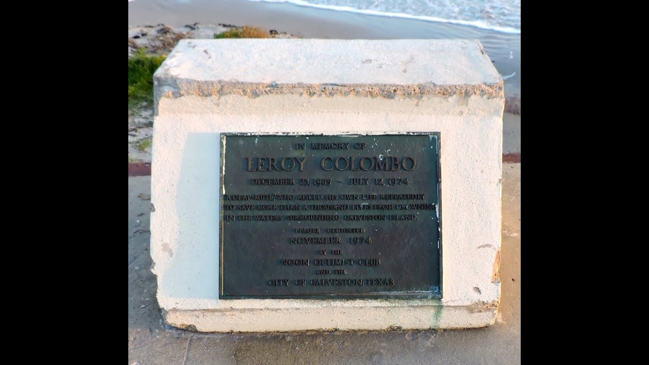 LeRoy Colombo ASL/CC CAAG Intern Project Fall 2019 Galveston Texas ...