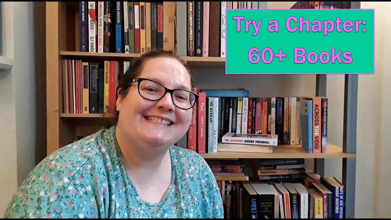 Try a chapter 60+ books, unhaul and shelf reorganisation - YouTube