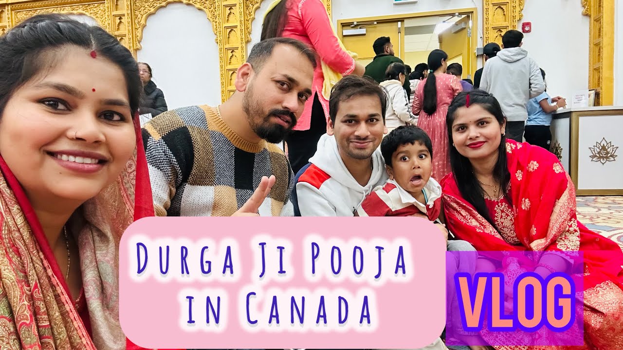 Durgaji puja celebrations in Canada at Triveni temple Brampton🪷🌺💐 जय ...
