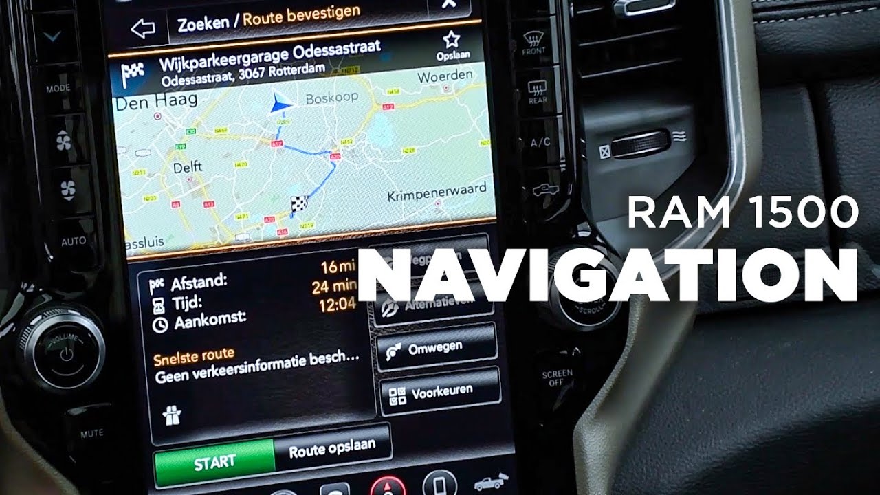 Ram 1500 navigation - HOW TO - YouTube