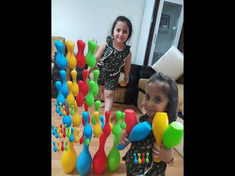 #EvdeKal #Bowling #BowlingNasılOynanır MELİKE İLE EVDE BOWLİNG VE SEK SEK OYNADIK