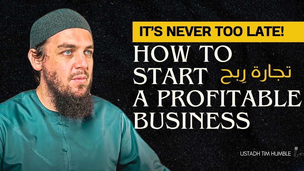 The Best Business To Invest In (backed by Quran & Hadith) | Ust. Tim ...