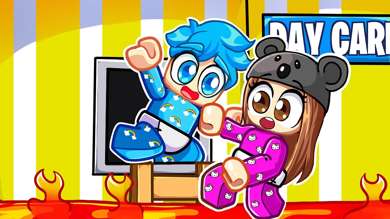 ANGELAZZ and REFTZY ESCAPE EVIL DAYCARE in ROBLOX! - YouTube