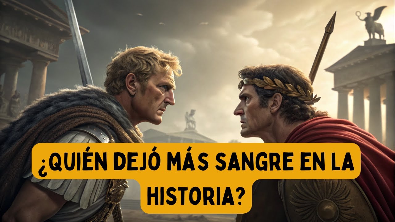 JULIO CÉSAR vs ALEJANDRO MAGNO ¿Quién fue MÁS BRUTAL? - YouTube
