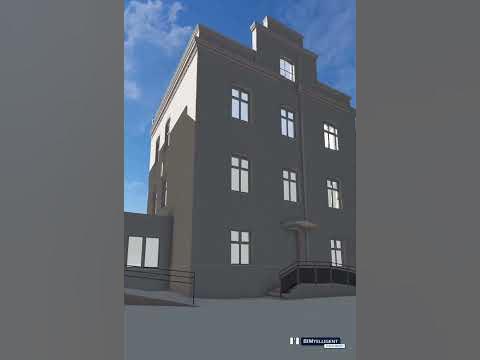 Modelowanie elewacji 3D i terenu z chmury punktów - YouTube