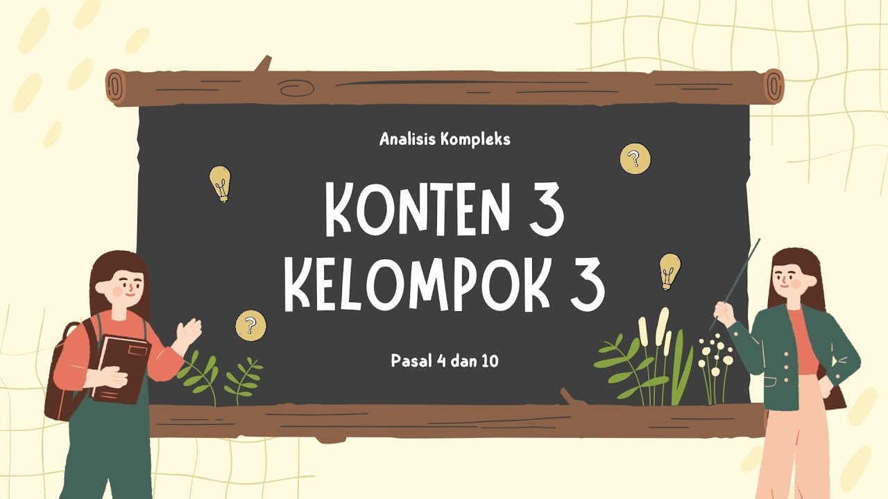 KONTEN 3 KELOMPOK 3 PASAL 4 DAN 10 [ANAKOM R002] - YouTube