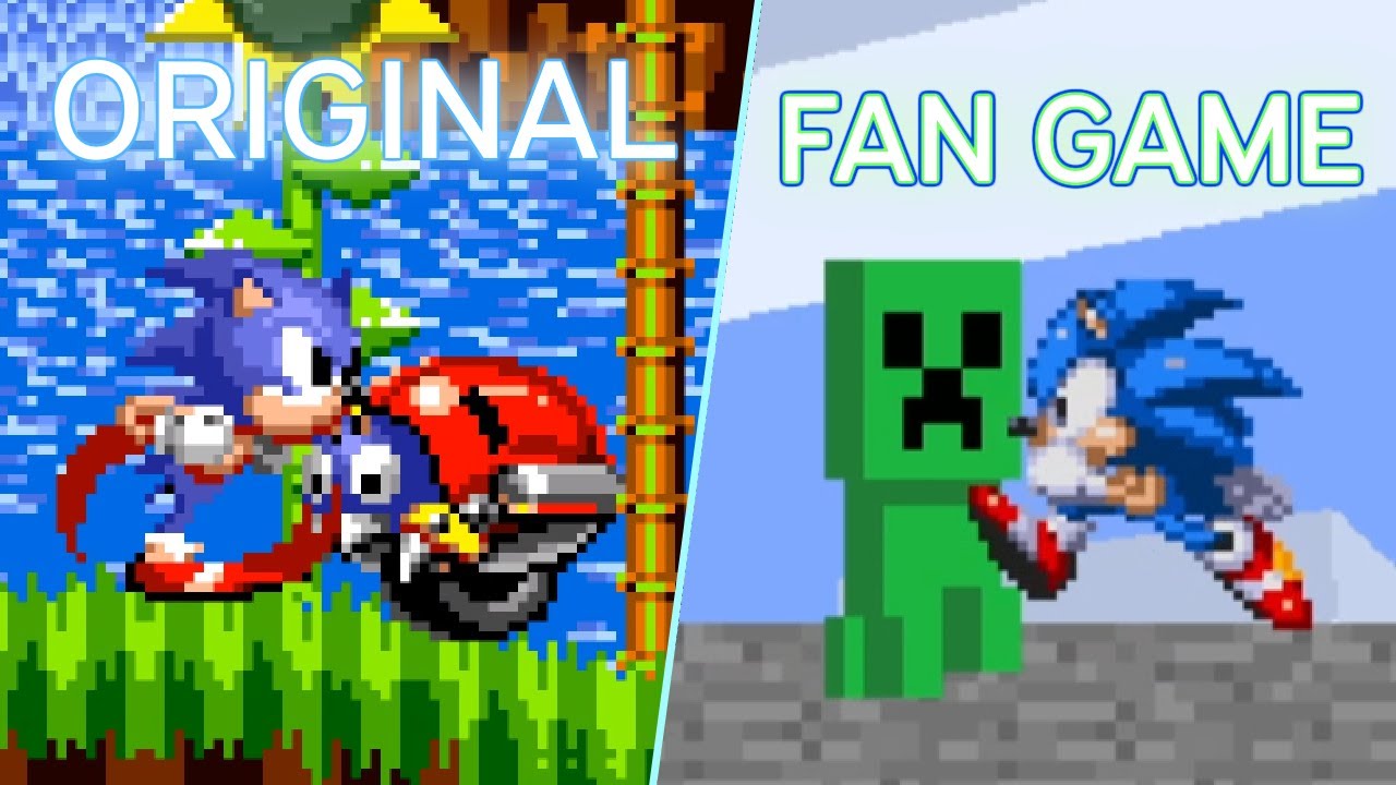 Sonic In Minecraft World 2D ~ Android Sonic Fan Games Gameplay - YouTube