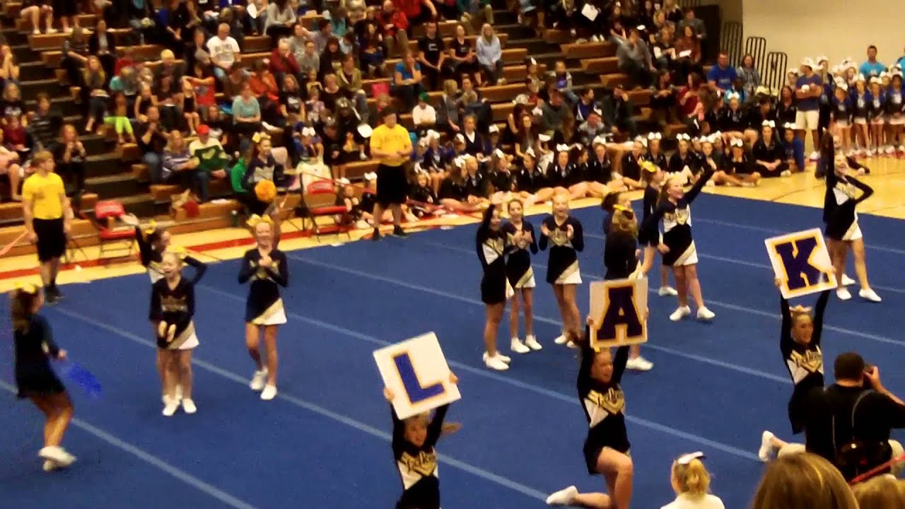 Prior Lake Cheerleading - Lakeville invite 2014 - YouTube