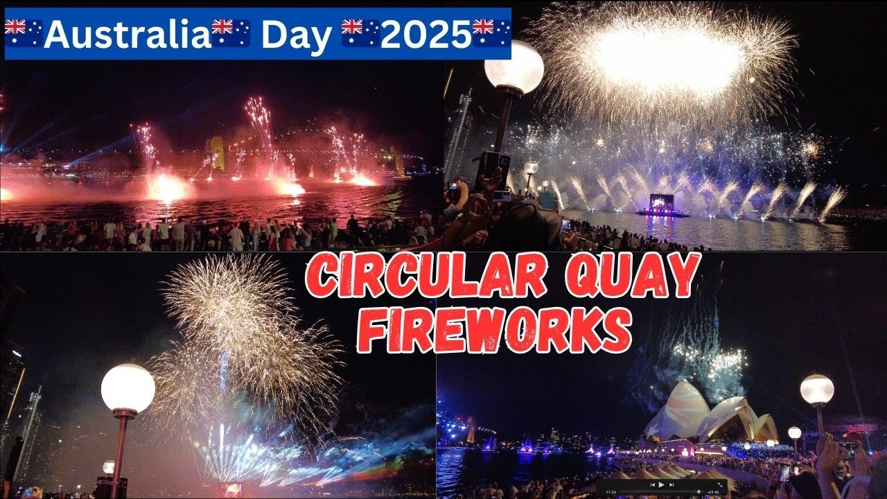 AUSTRALIA DAY 2025 NIGHT EVENT AND FIREWORKS - YouTube