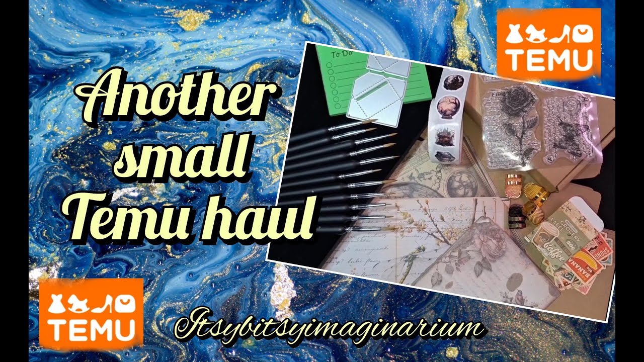 Another small Temu craft haul - YouTube