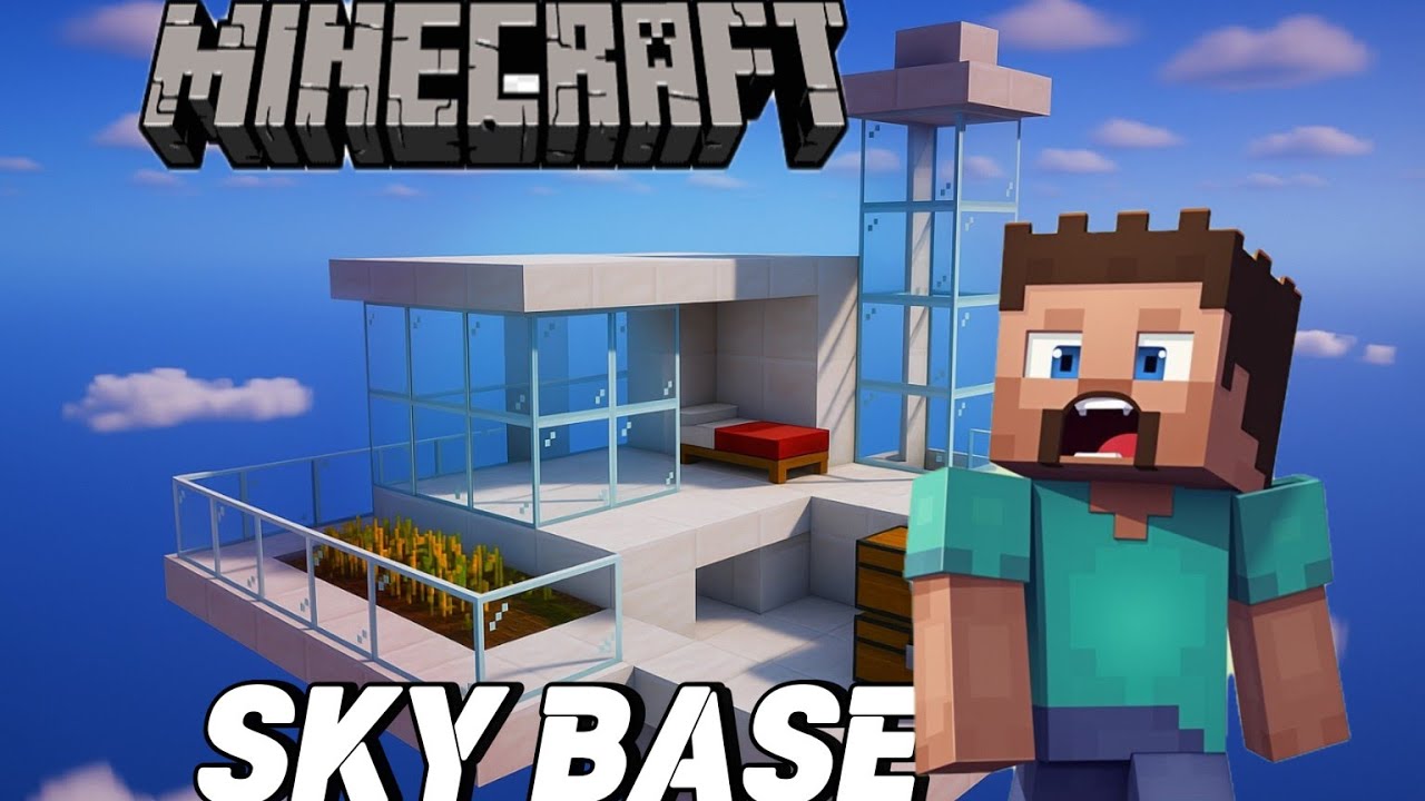 SKY BASE IN MINECRAFT – EPIC BUILD IDEA - YouTube