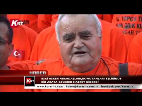 Eski Asker Arkadaşları, Komutanları Eşliğinde Bir Araya Gelerek Hasret Giderdi