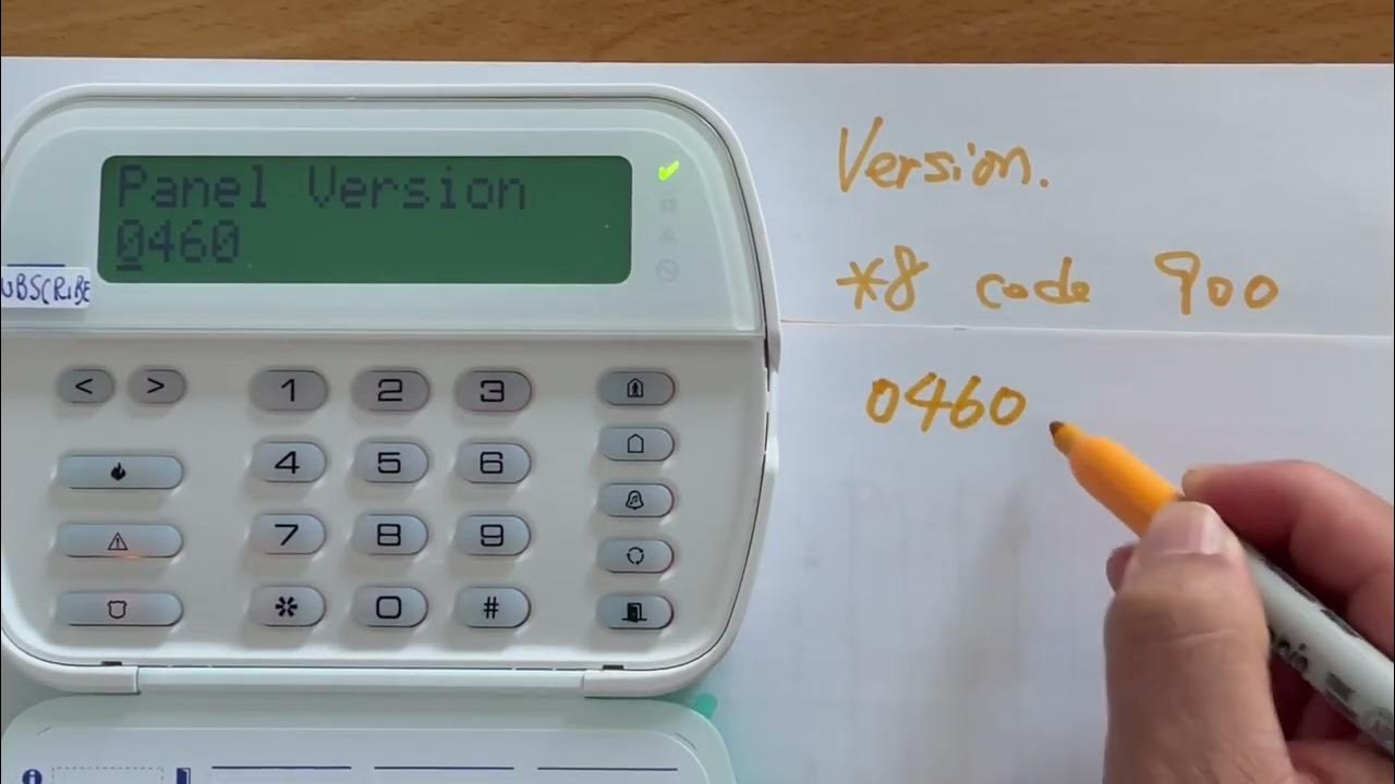 Check the DSC1616 1832 1864 panel version - YouTube