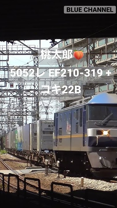(貨物列車) 2022/07/24 5052レ EF210-319 + コキ22B #Shorts - YouTube