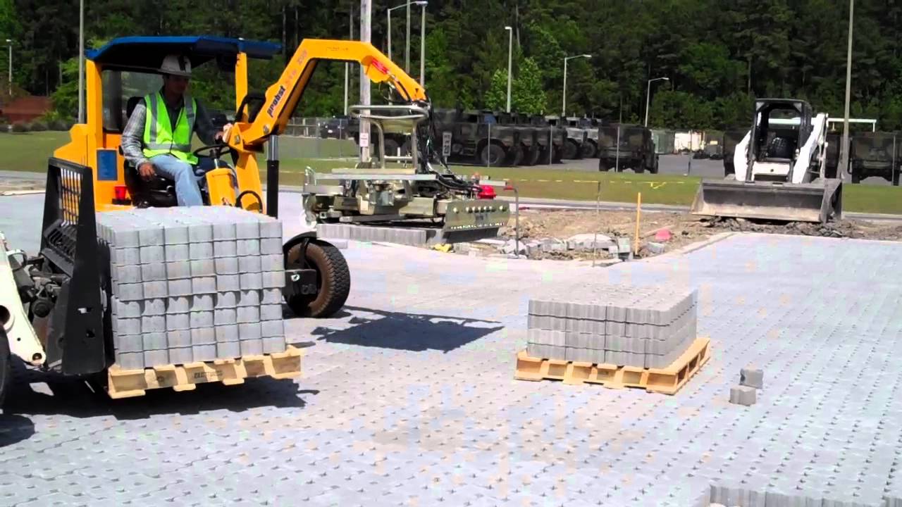 Permeable Pavers Installation - Fred Adams Paving - YouTube