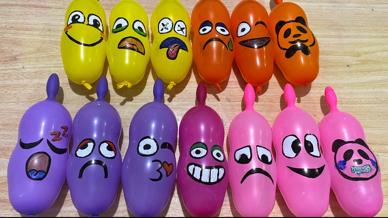 MAKING SLIME🍭 BALLOONS POPPING !! ASMR !! Satisfying video - YouTube