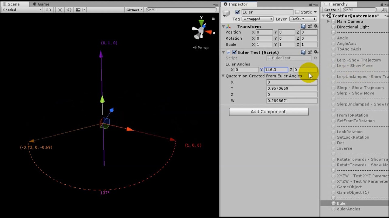 Quaternion Part 2 6 Euler Angles Youtube