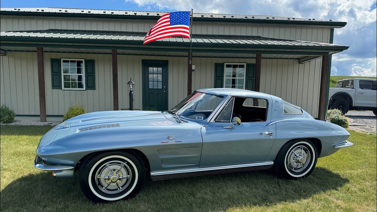 1963 Corvette Split Window Fuelie *Underside Video* - YouTube