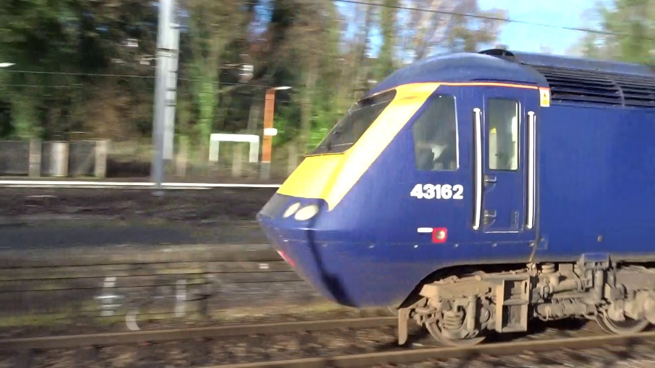 Back to Back GWR HST 0E23 43156+43162 - YouTube