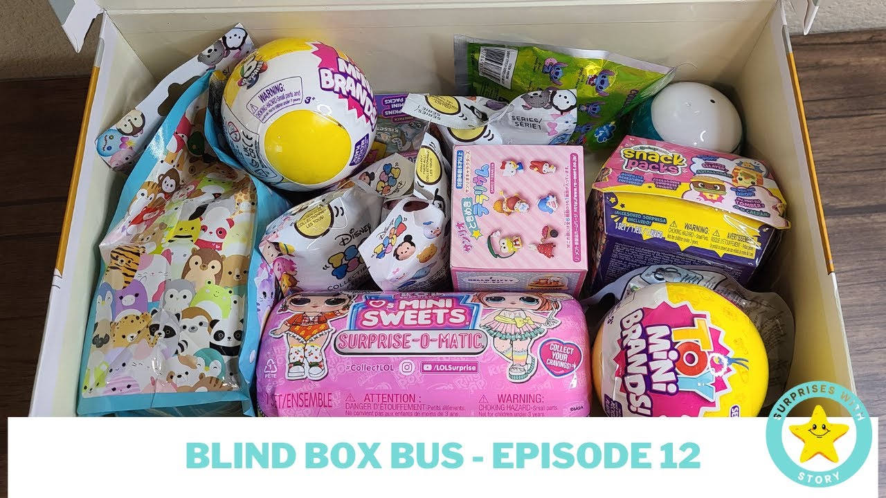Blind Box Bus Episode 12 - Squishmallow Mystery Squishy Little Snack ...