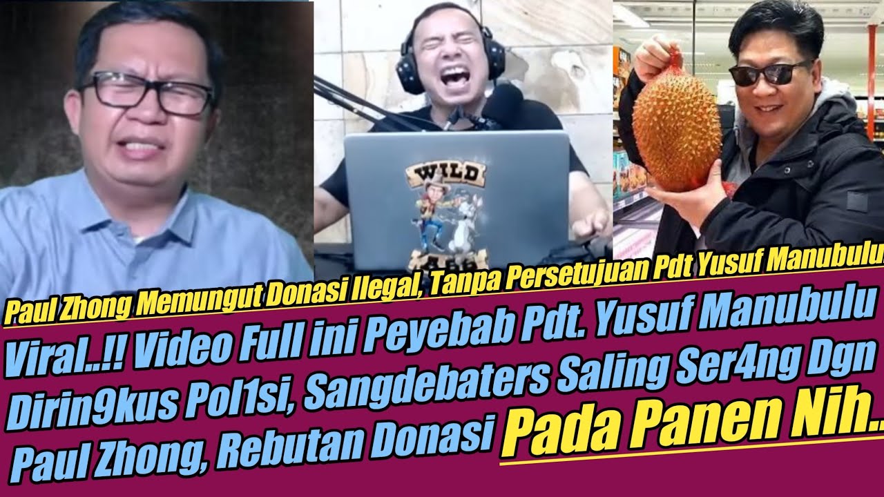 Viral! Video Full ini Diduga Penyebab Pdt. Yusuf Manubulu Dirin9kus ...