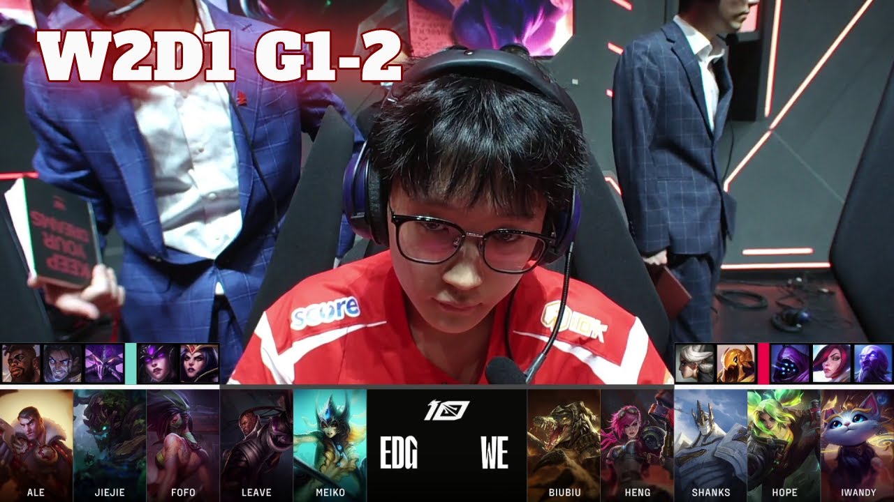 WE vs EDG - Game 2 | Week 2 Day 1 LPL Spring 2023 | Team WE vs Edward ...