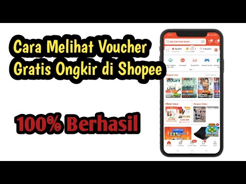 cara melihat voucher gratis ongkir dan diskon di Shopee - YouTube