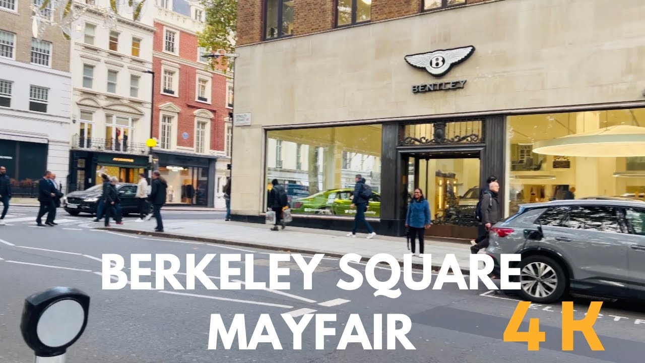 🇬🇧 Winter Walk Berkeley Square Mayfair London | 4K - YouTube