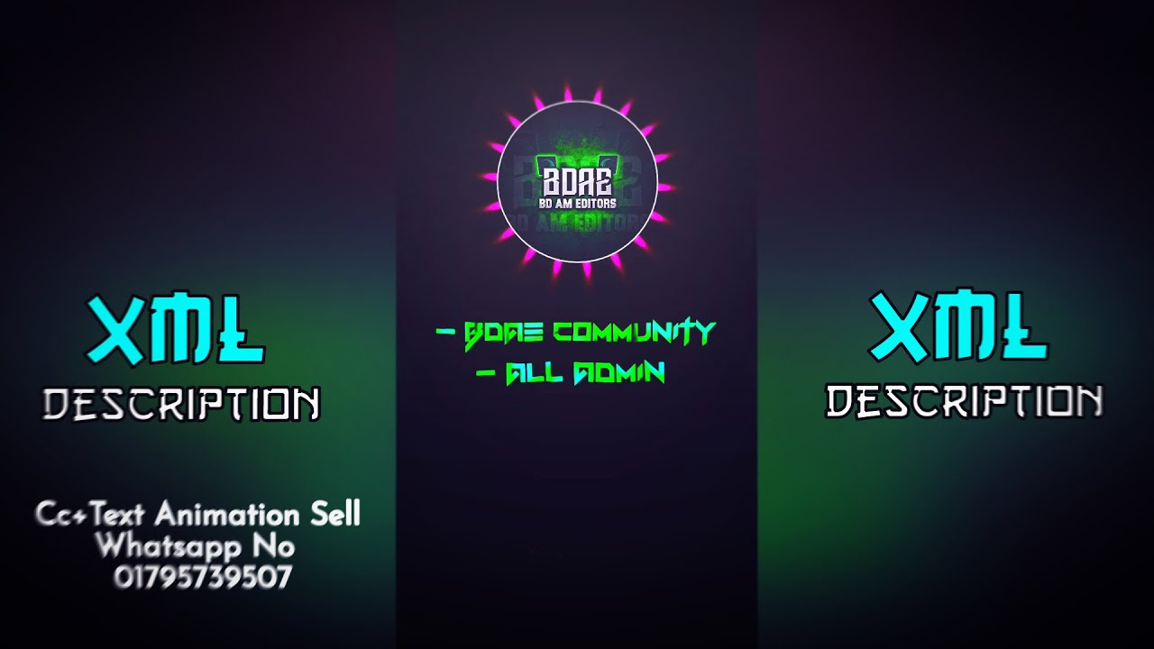 NEW GROUP ADMIN VIDEO XML 💫💯 || NEW XML🔥|| XML IN DESCRIPTION BOX || Xml By ‎@Arfat_Editz_01 ...