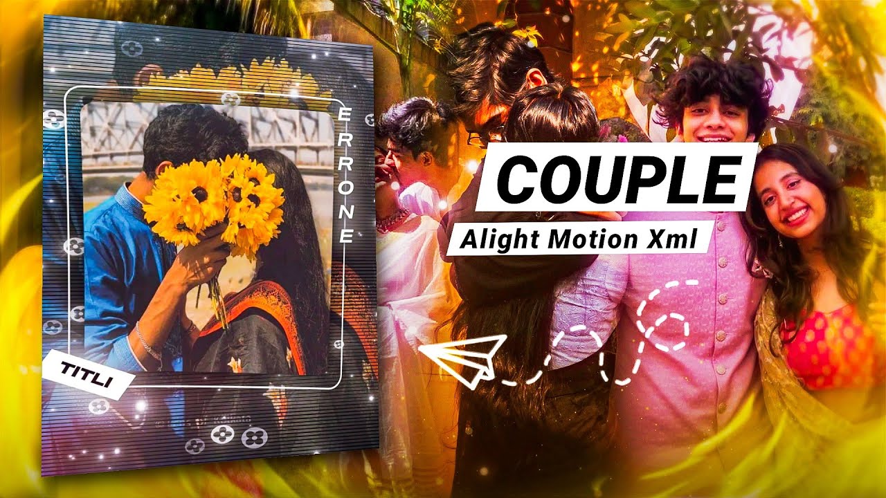 Titli 🌼 ll After effect Inspired UI Edit ll Alight Motion Xml preset By @rstech7 - YouTube